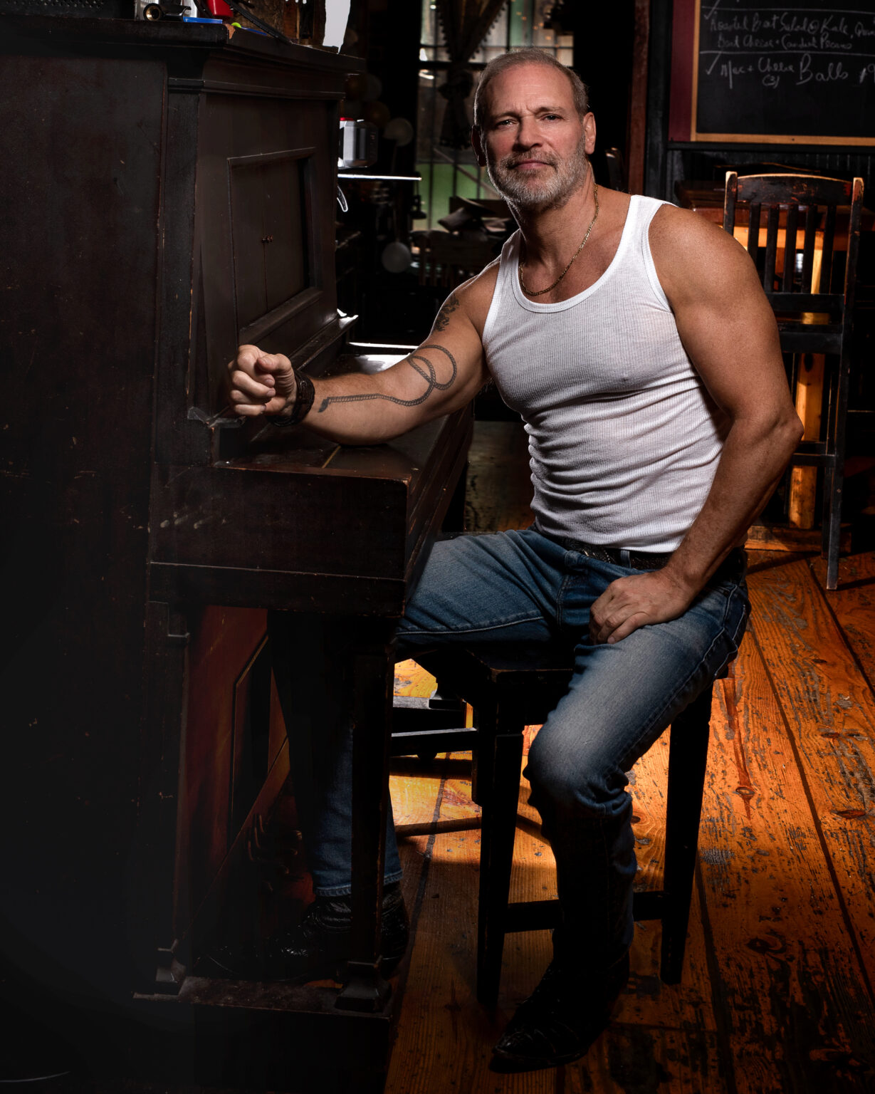 ‘Out’ Features Ron Amato’s Photos of ‘Mamma Mia’ Star – FIT Newsroom